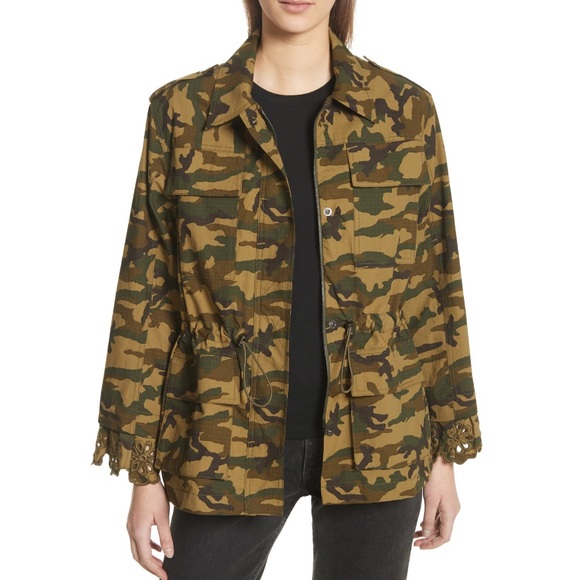 Sea | Jackets & Coats | Sea Newyork Camouflage Eyelet Cuff Jacket Sz ...